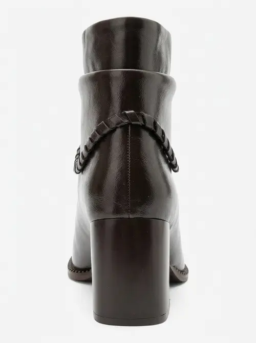 PROLOGUE SHOES Denny Block Heel Ankle Boot