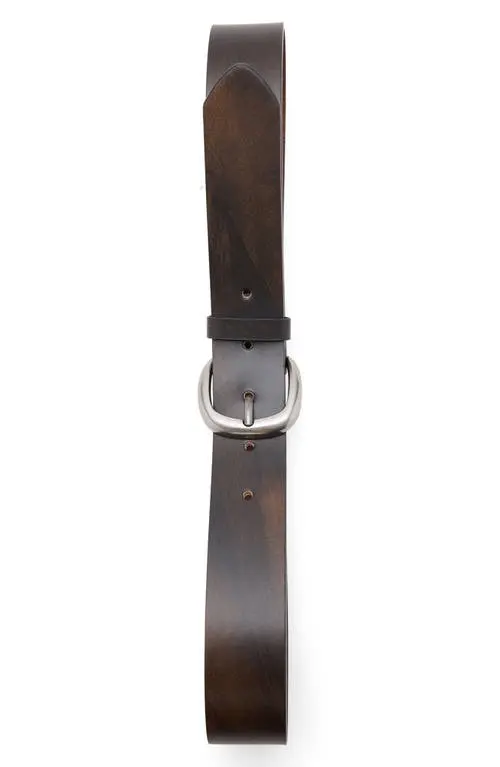 Mango Distressed Leather Belt