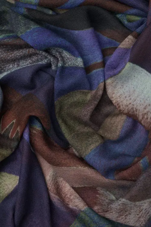 ELIZABETTA Adelinawool Scarf - Brown