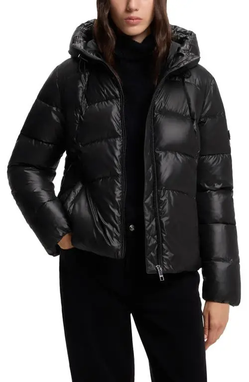 BOSS Pepulina Water Repellent Puffer Jacket - Black