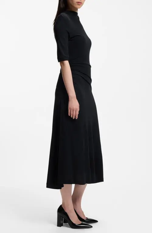BOSS A-line Midi Dress