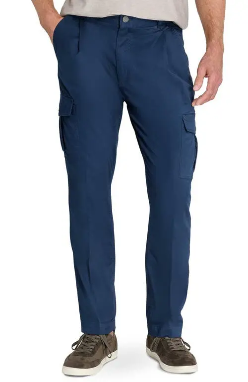 BROOKLYN BRIGADE Camden Pleated Cargo Pants - Navy