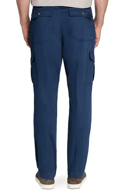 BROOKLYN BRIGADE Camden Pleated Cargo Pants - Navy