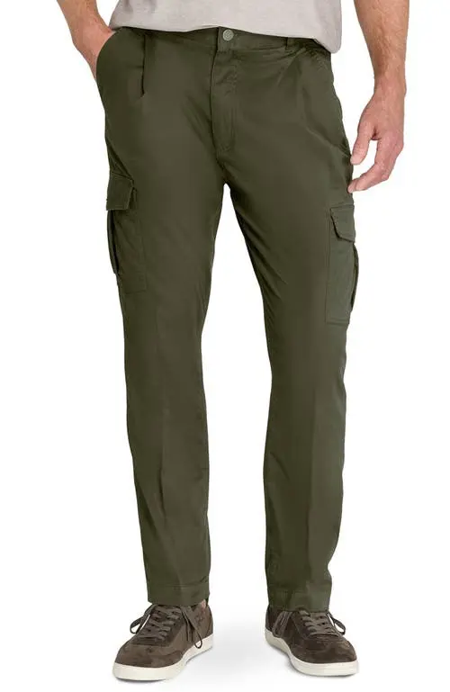 BROOKLYN BRIGADE Camden Pleated Cargo Pants - Olive