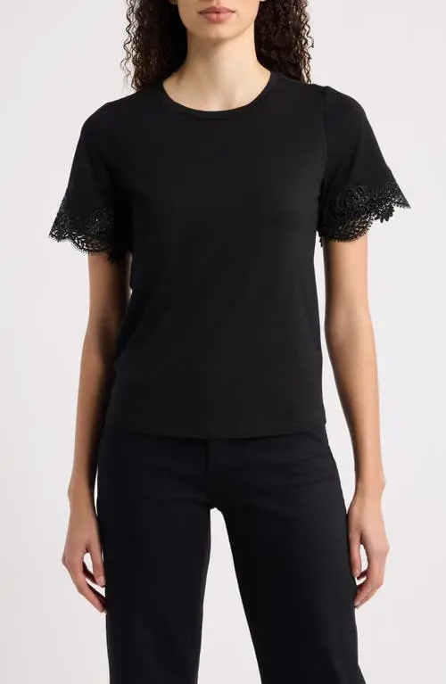 Kobi Halperin Jil Short Sleeve Top - Black