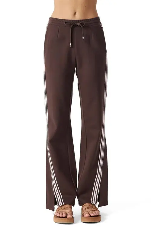 The Upside Petra High Waist Flare Pants - Dark Plum