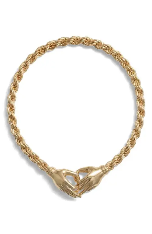 AWE INSPIRED Nocturne Hands Of Fate Bracelet - Silver