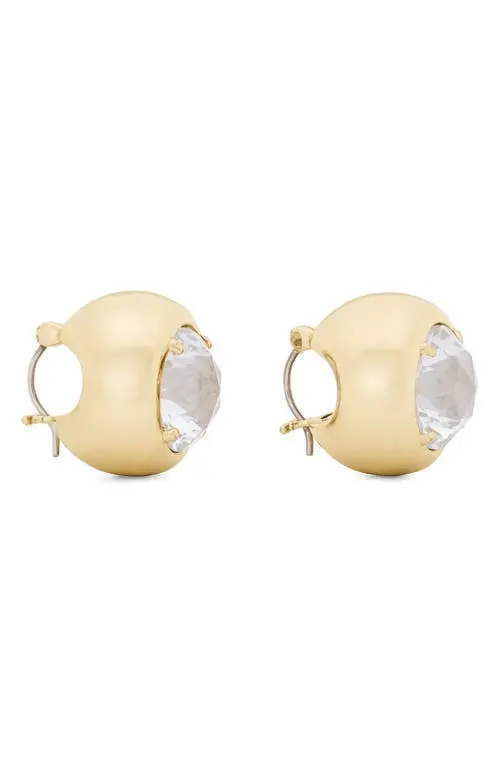 Kate Spade New York Bold Brilliance Cubic Zirconia Huggie Hoop Earrings