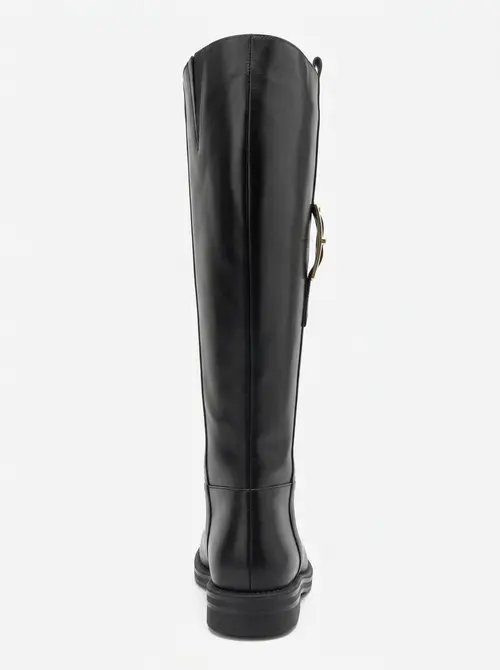 PROLOGUE SHOES Morley Knee High Riding Boot - Black