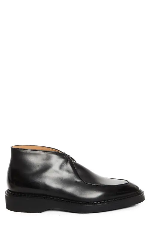 John Lobb Smith Leather Chukka Boot - Black