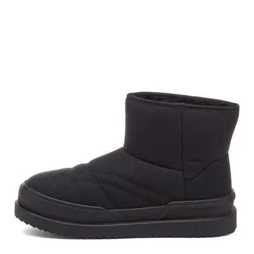 ROCKET DOG Ryder Faux Suede Platform Slipper Boots - Black