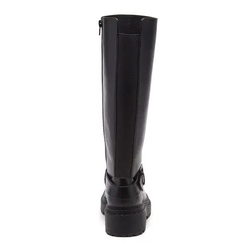 ROCKET DOG Parker Faux Leather Buckle Knee High Boots