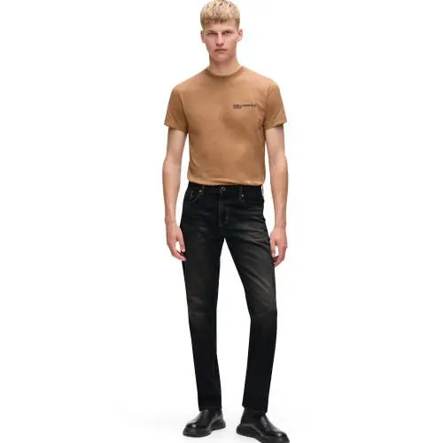 Karl Lagerfeld Faded Tapered Jeans