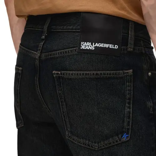 Karl Lagerfeld Faded Tapered Jeans