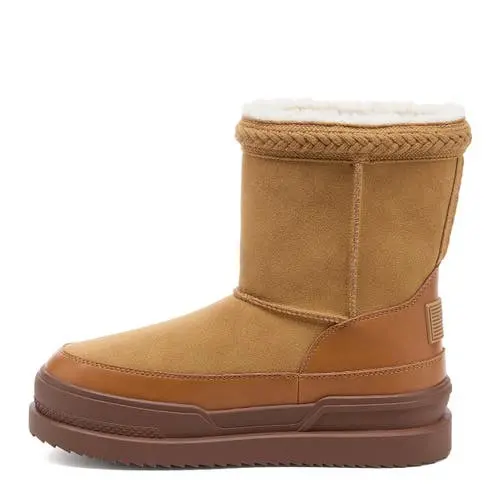 ROCKET DOG Ramble Faux Suede Braided Trim Winter Boots
