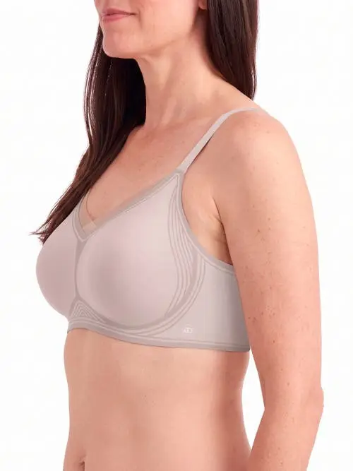 AMOENA Wave Magic Wire-free Pocketed Mastectomy Bra - Light Mauve