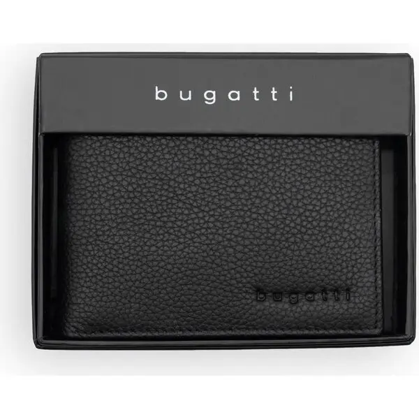 BUGATTI Sutton Leather Wallet - Black