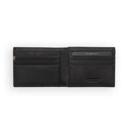 BUGATTI Wesley Leather Wallet - Black