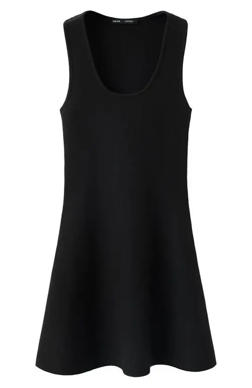 Mango Fine-knit A-line Minidress