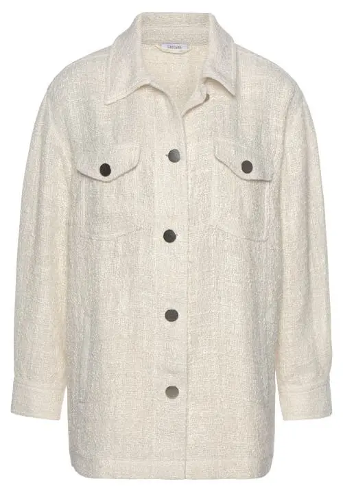 LASCANA Boucle Shirt Jacket