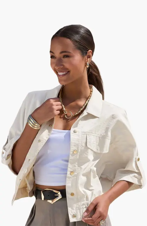 LASCANA Snap Front Shirt Jacket
