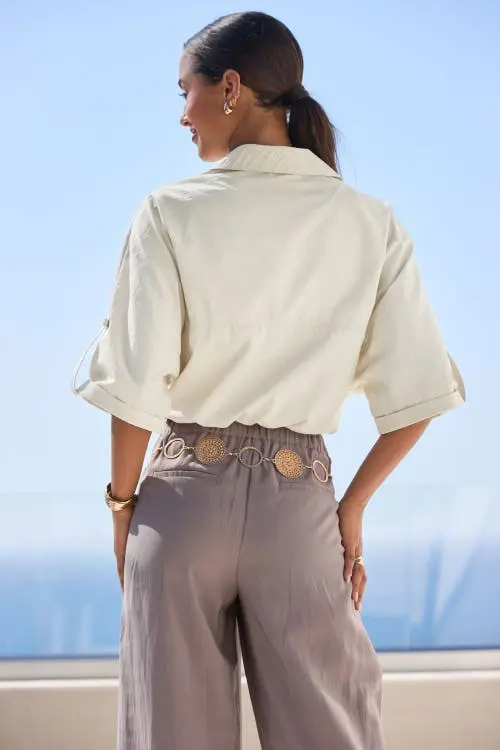 LASCANA Snap Front Shirt Jacket