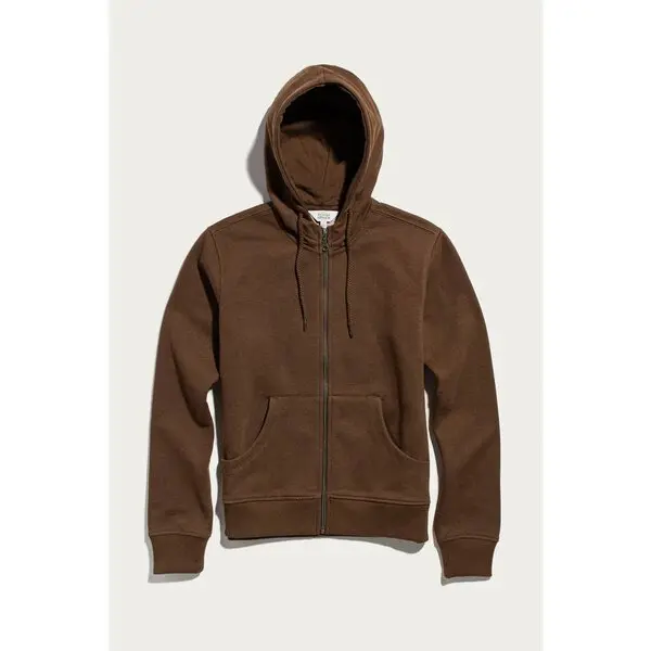 Bridge & Burn Mason Recycled Zip Hoodie - Cumin