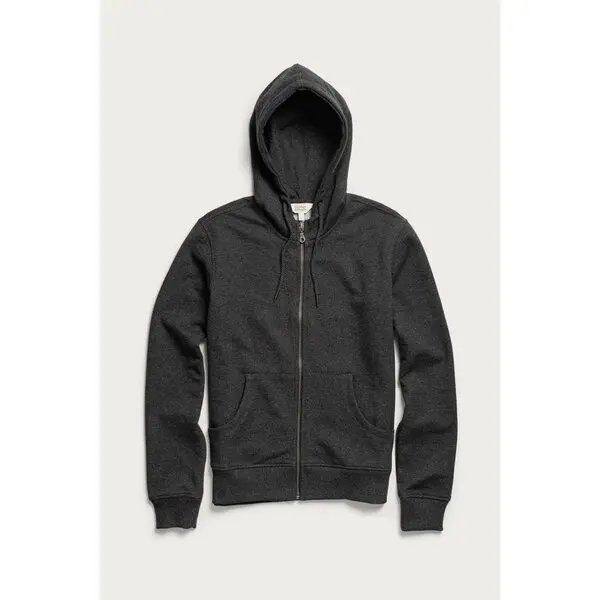 Bridge & Burn Mason Recycled Zip Hoodie - Graphite