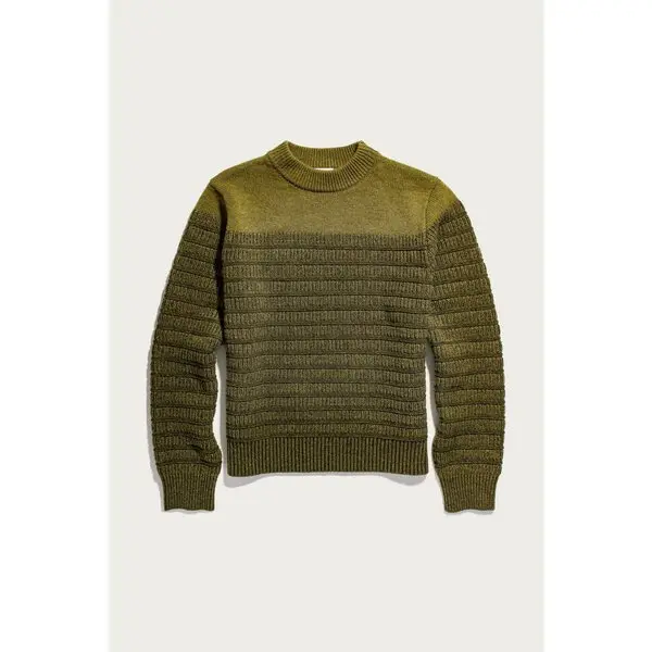 Bridge & Burn Sabine Merino Mock Neck Sweater - Olive
