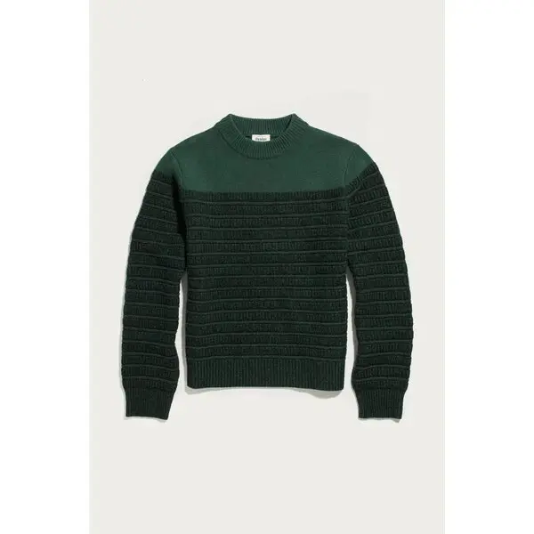 Bridge & Burn Sabine Merino Mock Neck Sweater - Pine Shadow