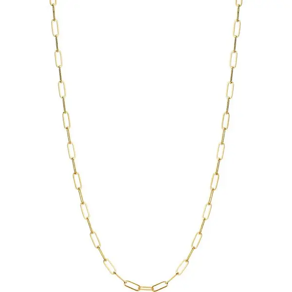 SYNA JEWELS Petite Classico Paper Link Chain - Yellow