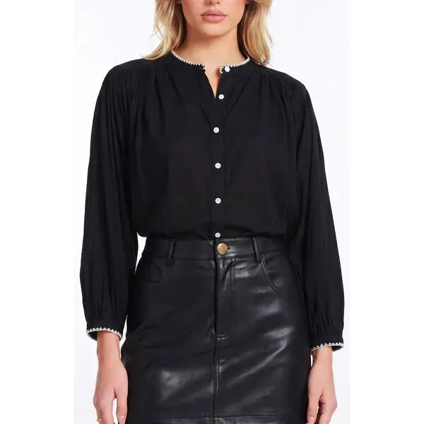 BISHOP + YOUNG Juliette Whipstitch Blouse