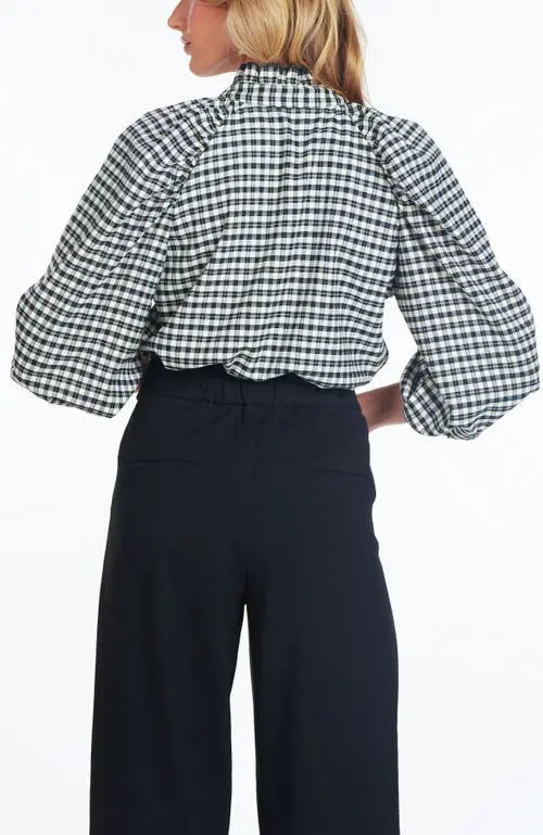 BISHOP + YOUNG Sisley Plaid Blouse
