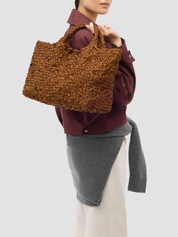 NAGHEDI St. Barths Medium Nest Weave Tote Bag