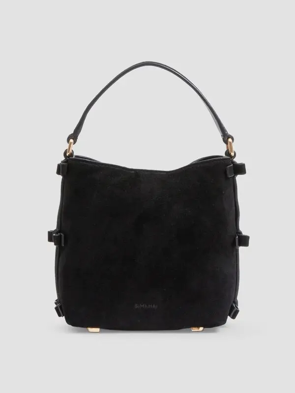 Simkhai Beau Mini Suede Bucket Bag