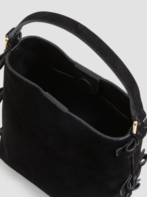 Simkhai Beau Mini Suede Bucket Bag