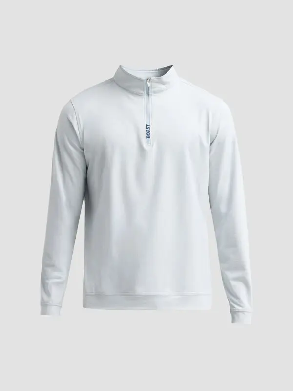 Boast Greenwich Quarter-zip Sweatshirt - Cloud Heather