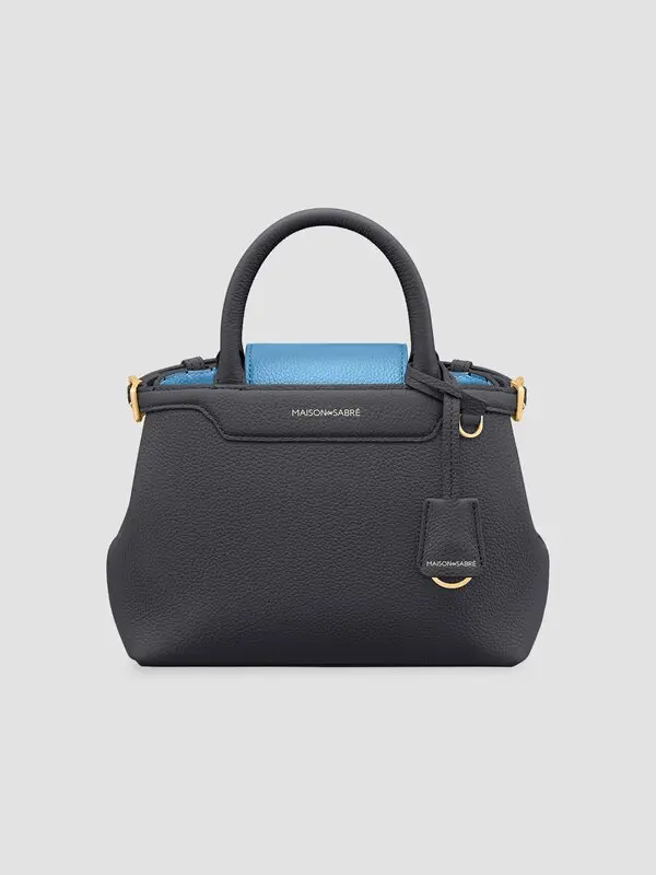 MAISON DE SABRE Palais Mini Top Handle Bag - Graphite Sky