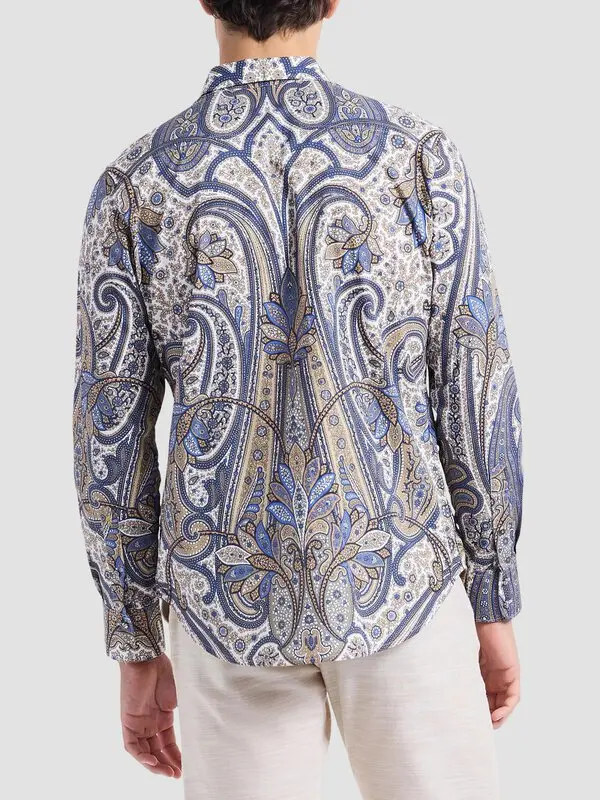 Robert Graham The Lansky Look Paisley Metallic Shirt