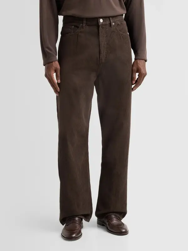 FRAME The Baggy Corduroy Wide-leg Jeans