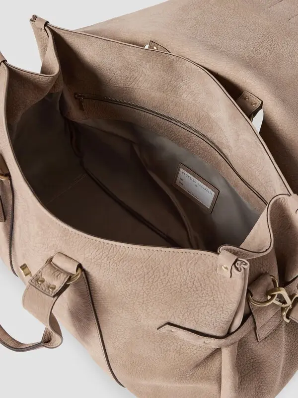 Brunello Cucinelli Textured Nubuck Country Weekender Bag