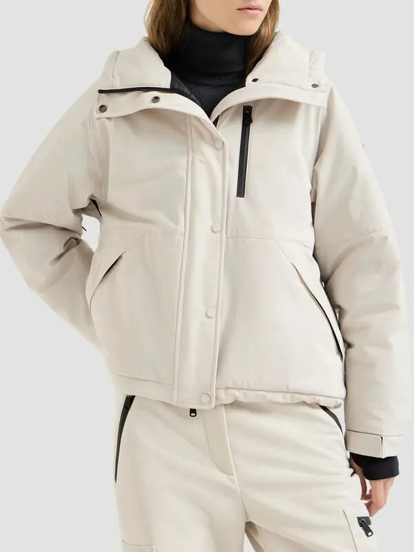 Brunello Cucinelli Bonded Techno Fabric Hooded Mountain Coat