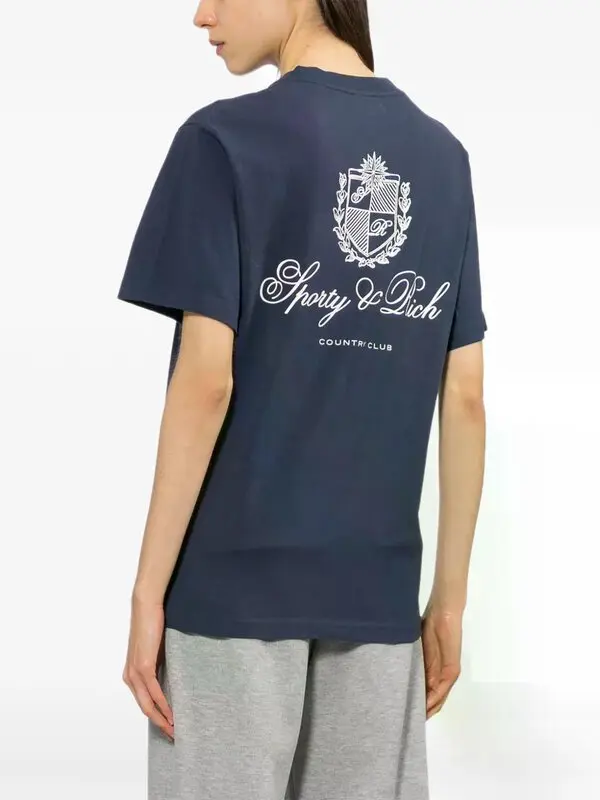 Sporty & Rich Club Script T-shirt