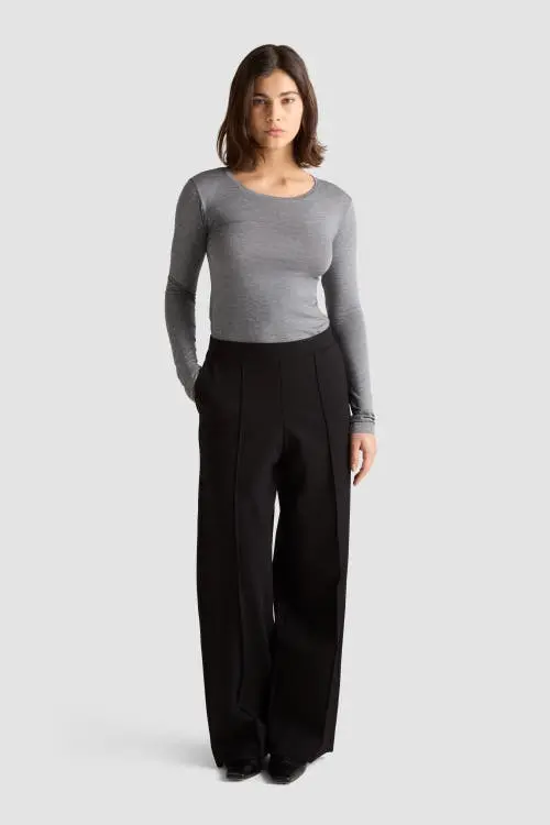 RESIDUS Louie Pleated Wide Leg Pants