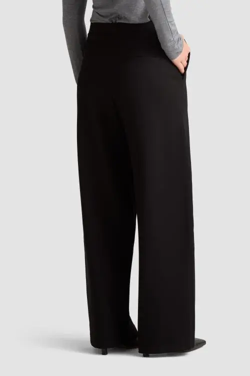 RESIDUS Louie Pleated Wide Leg Pants