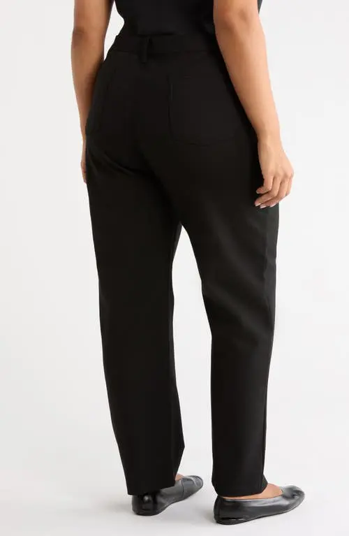 Eileen Fisher High Waist Stretch Straight Leg Jeans