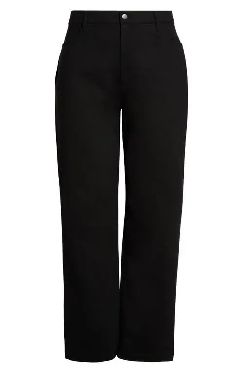 Eileen Fisher High Waist Stretch Straight Leg Jeans