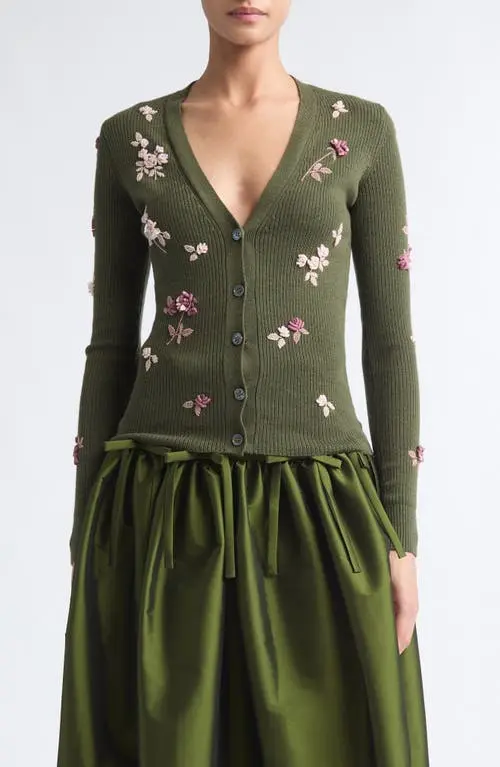 Bernadette Oscar Ribbon Detail Midi Skirt
