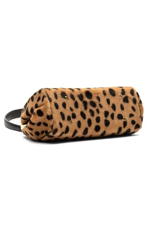 FRANCES VALENTINE Frances Cheetah Faux Fur Frame Clutch