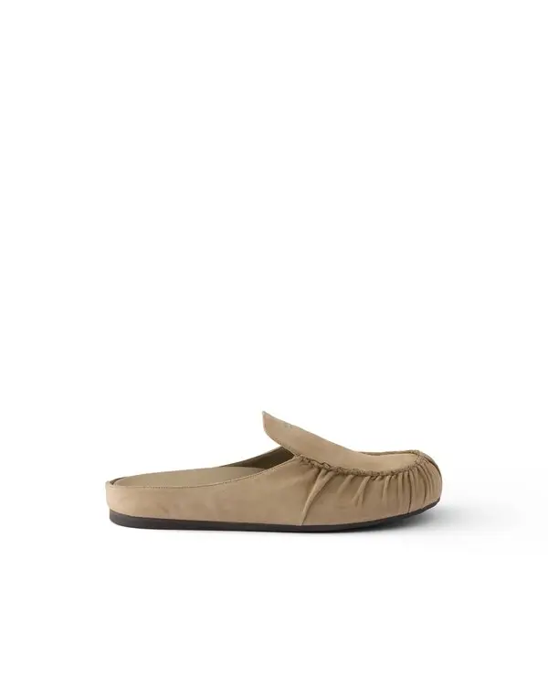 Prada Suede Mules